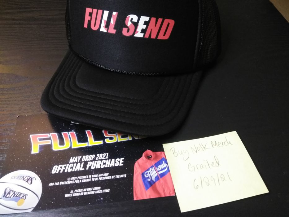 Full Send by Nelk Boys Canada Day NELK Hat Black Cap Full Send Gift ...