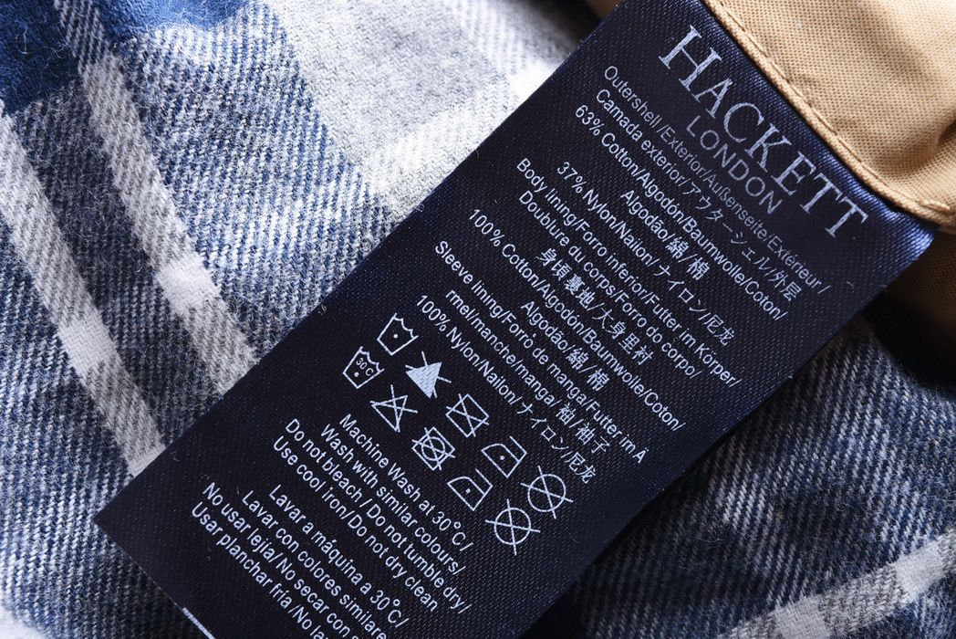 Hackett Hackett Mayfair Wax Cotton Velo Field Jacket | Grailed