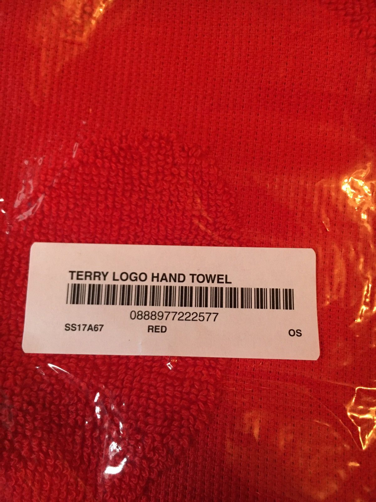 Supreme Terry Logo Hand Towel | Grailed