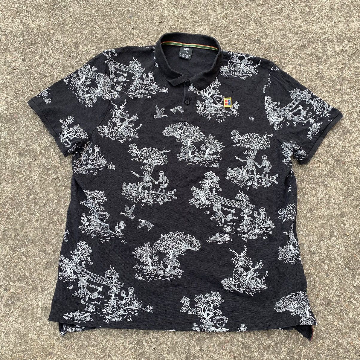 Andre Agassi × Nike RARE NIKE CHALLENGE COURT SKELETON POLO SHIRT | Grailed
