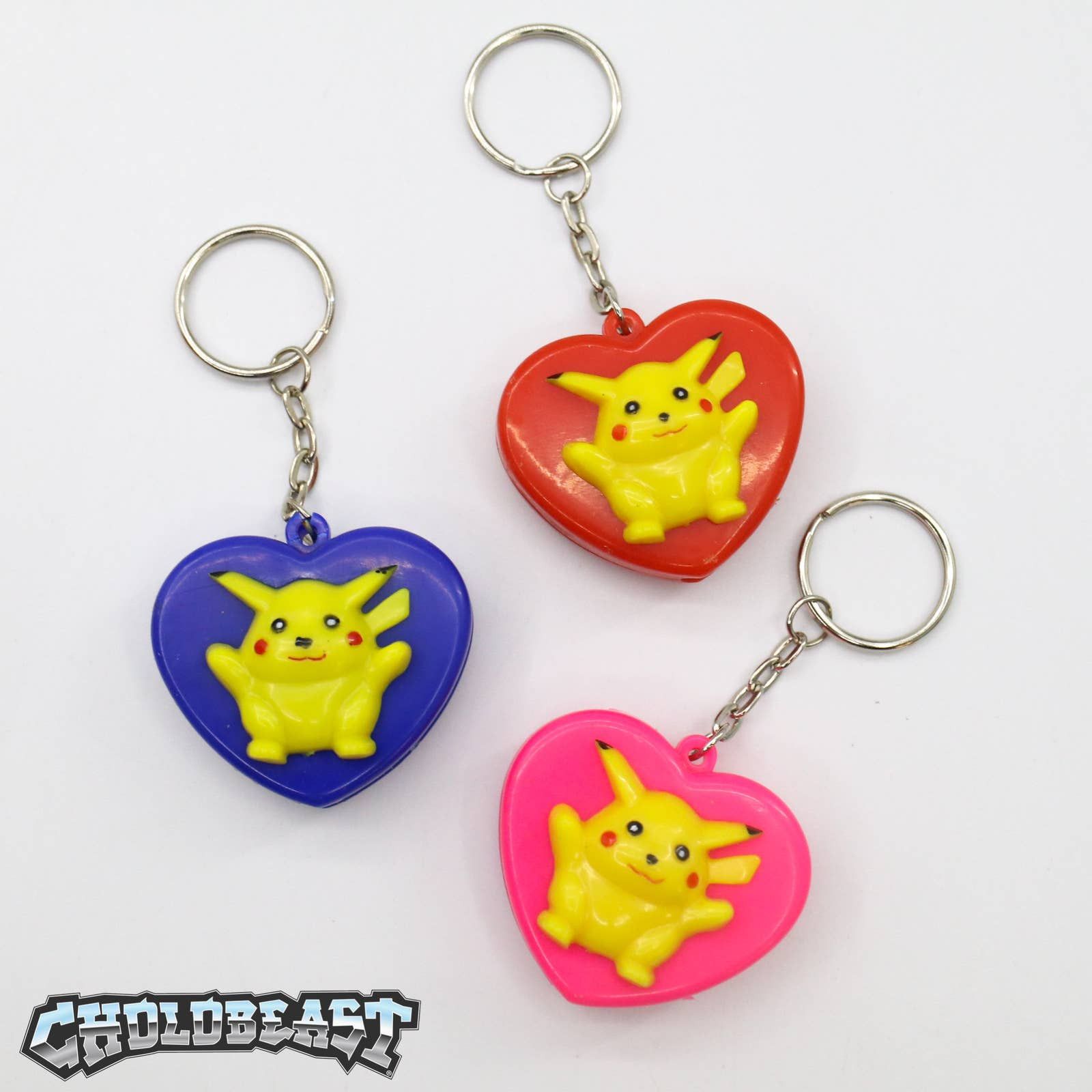 Vintage 3 NEW VTG Pokemon pikachu 90s keychains | Grailed