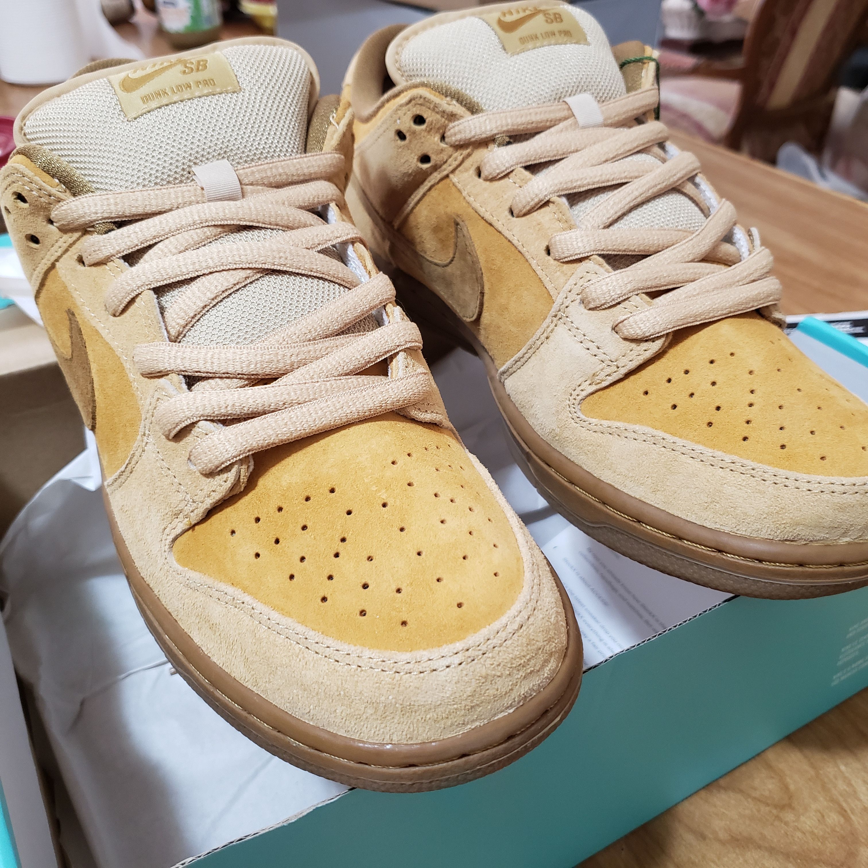 Nike Sb dunk reverse wheat | Grailed