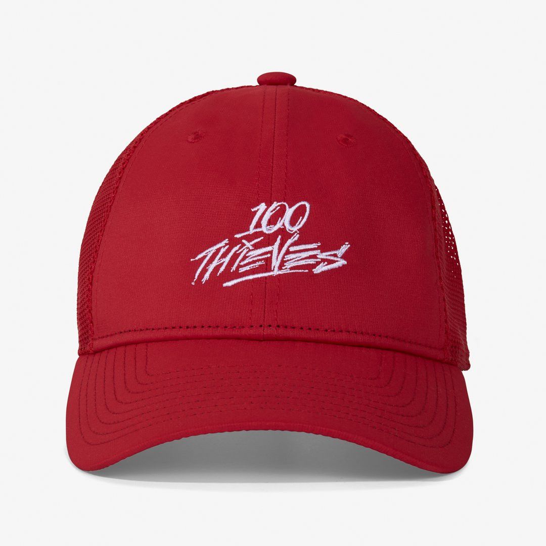100 Thieves 100 Thieves FOUNDATIONS MESH HAT - RED | Grailed