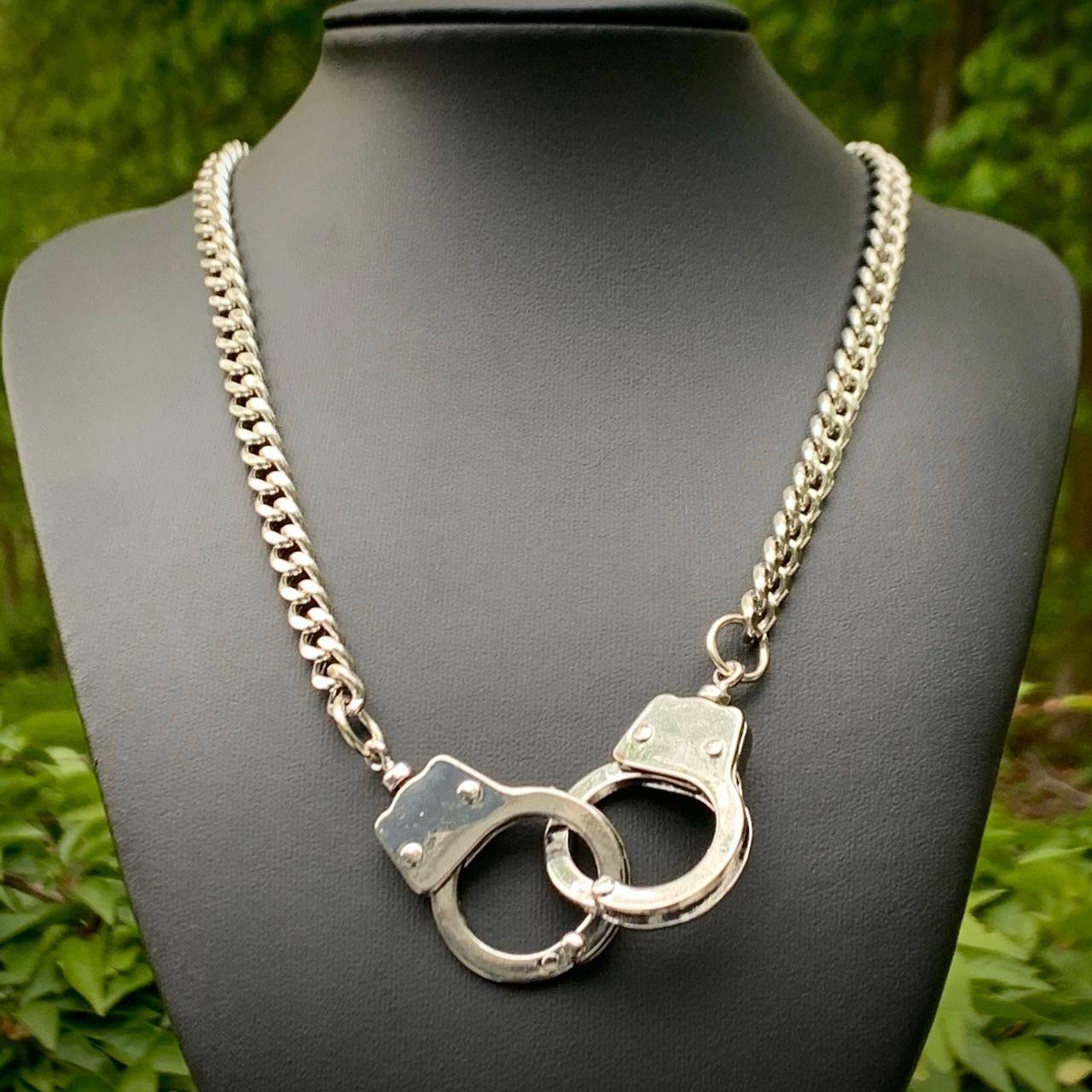 Jewelry × Streetwear Handcuff Necklace | Handcuff Chain | Grailed