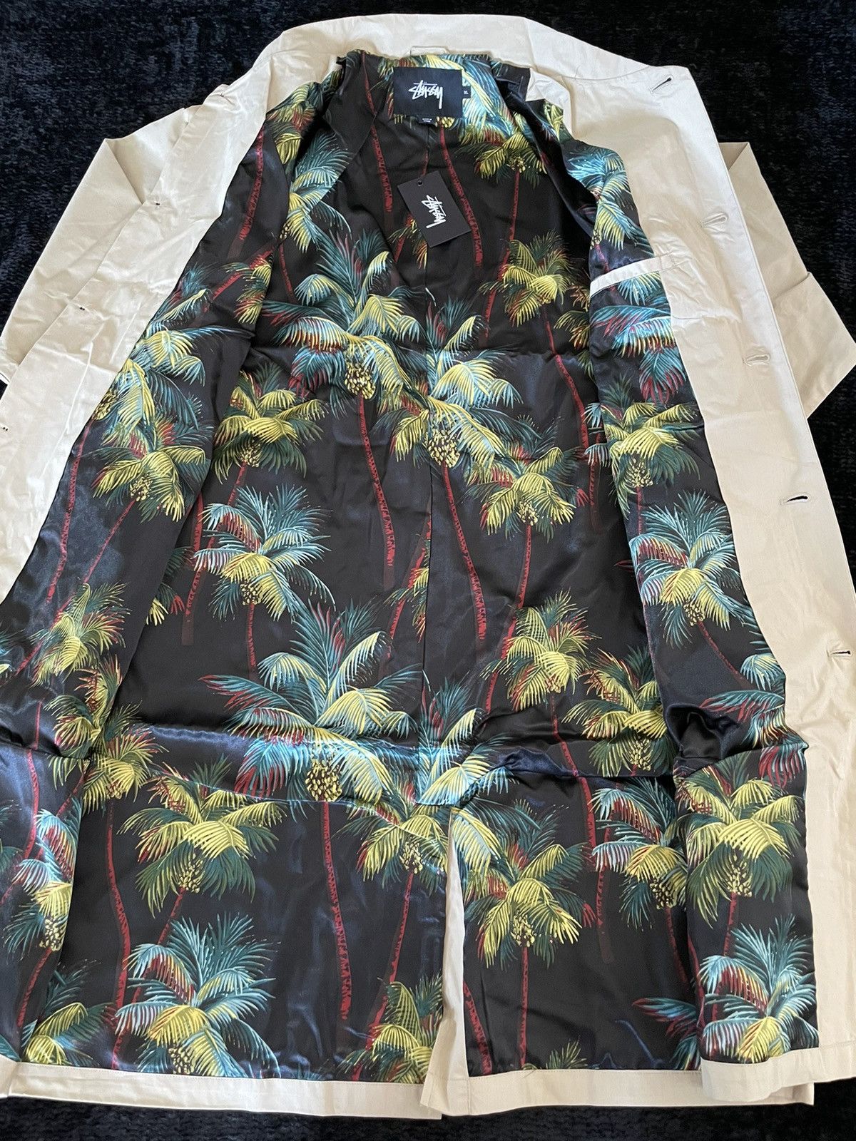Stussy Stussy Palm Overcoat | Grailed