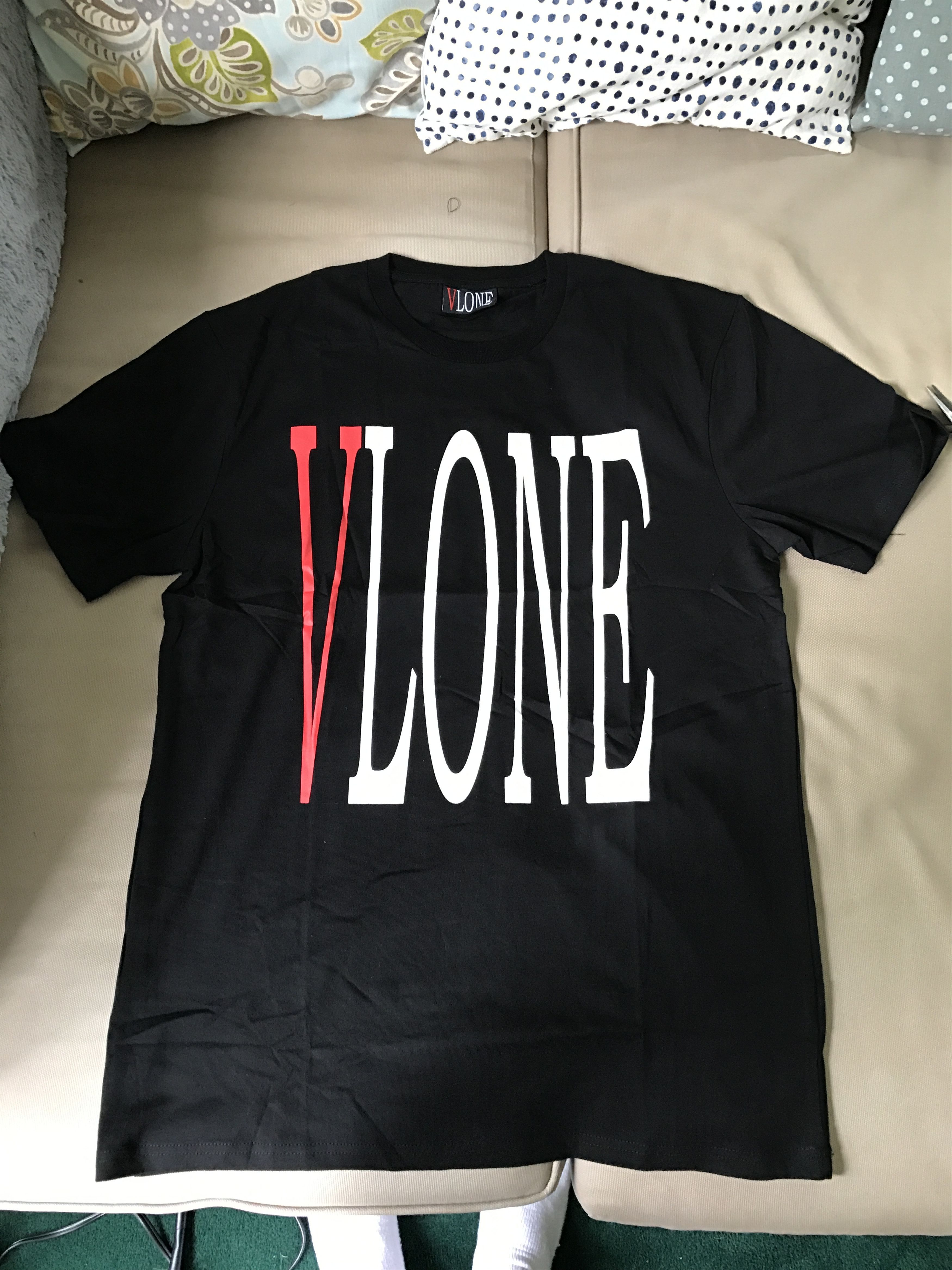 Vlone Reversible Tee Black | Grailed