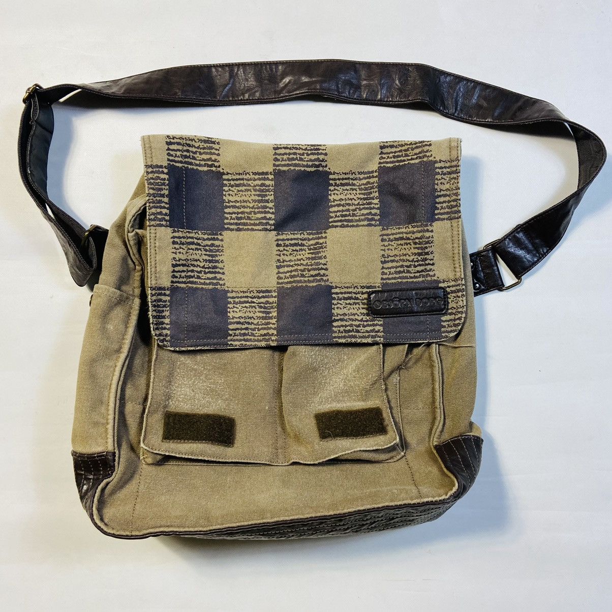 Vintage ARCHIVE VERY RARE MULTIPOCKET MONOGRAM BJORN BORG BAG 1990s ...