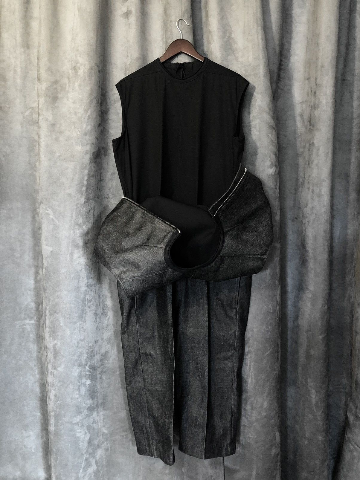 Rick Owens × Rick Owens Drkshdw Rick Owens GLITTER Banana Bodybag ...