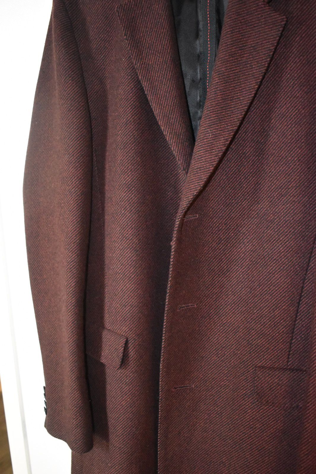 Hugo Boss Hugo Boss burgundy color coat M | Grailed