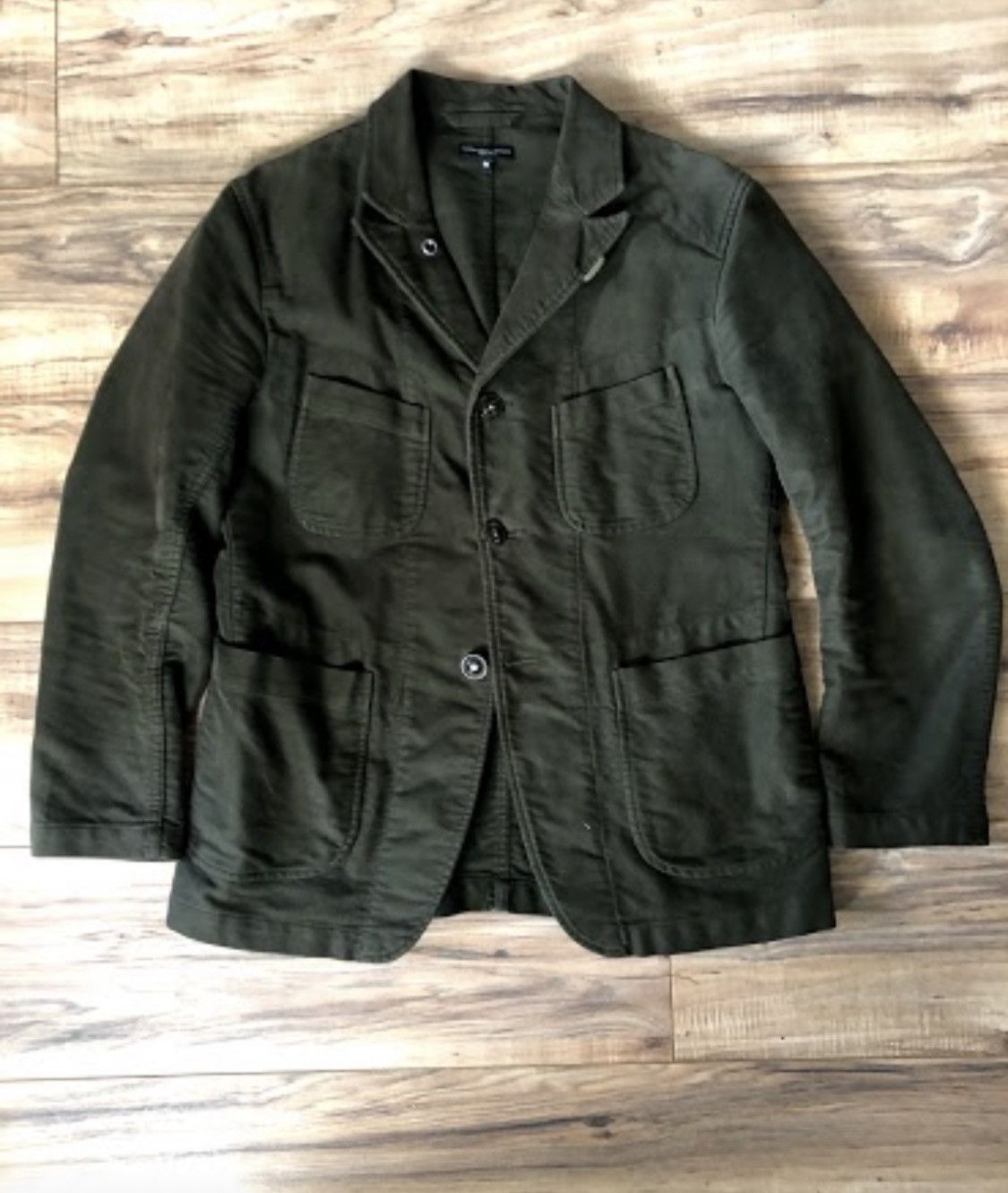 Engineered Garments Olive moleskin Bedford | Grailed