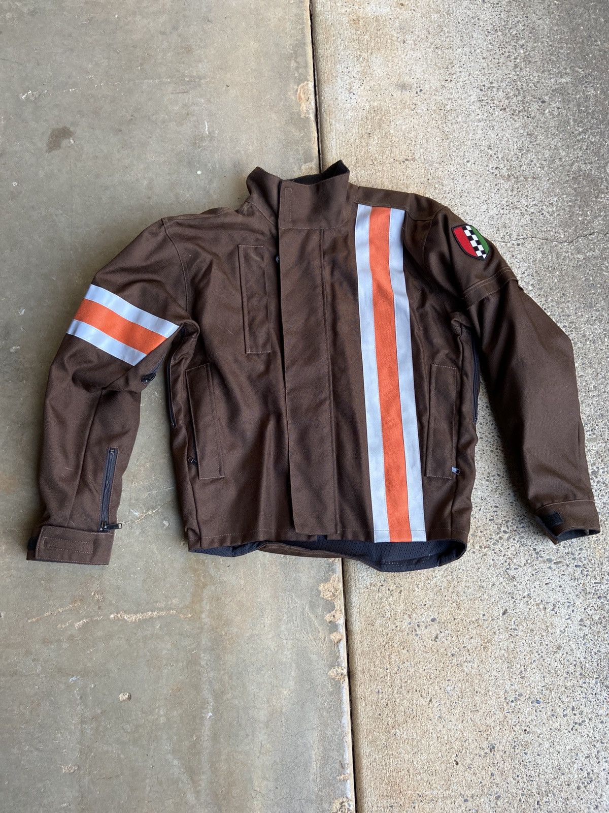Italian Designers × Racing Motorcycle padded jacket | Grailed
