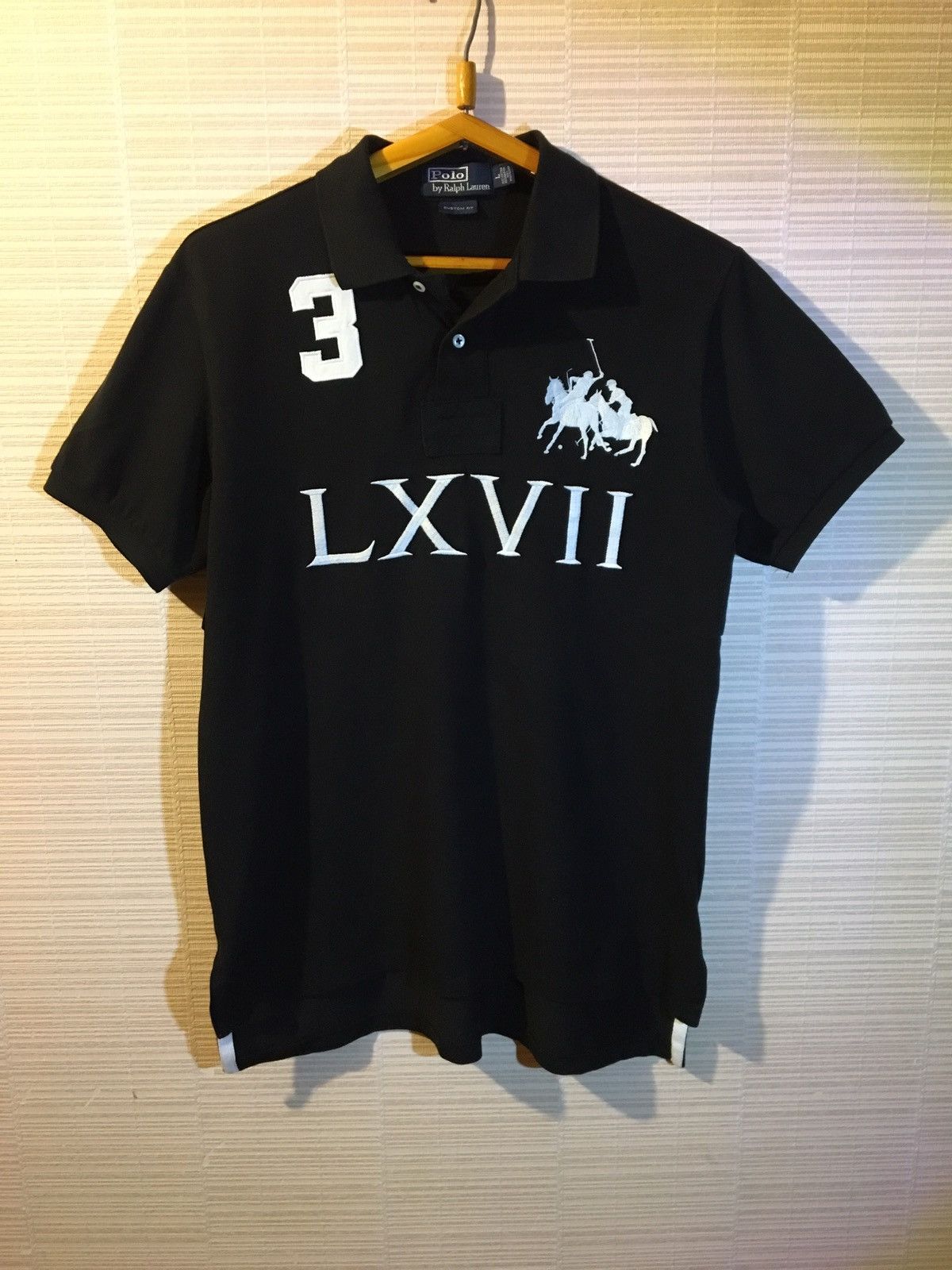 Polo Ralph Lauren × Vintage Polo Ralph Lauren LXVII number 3 polo shirt ...