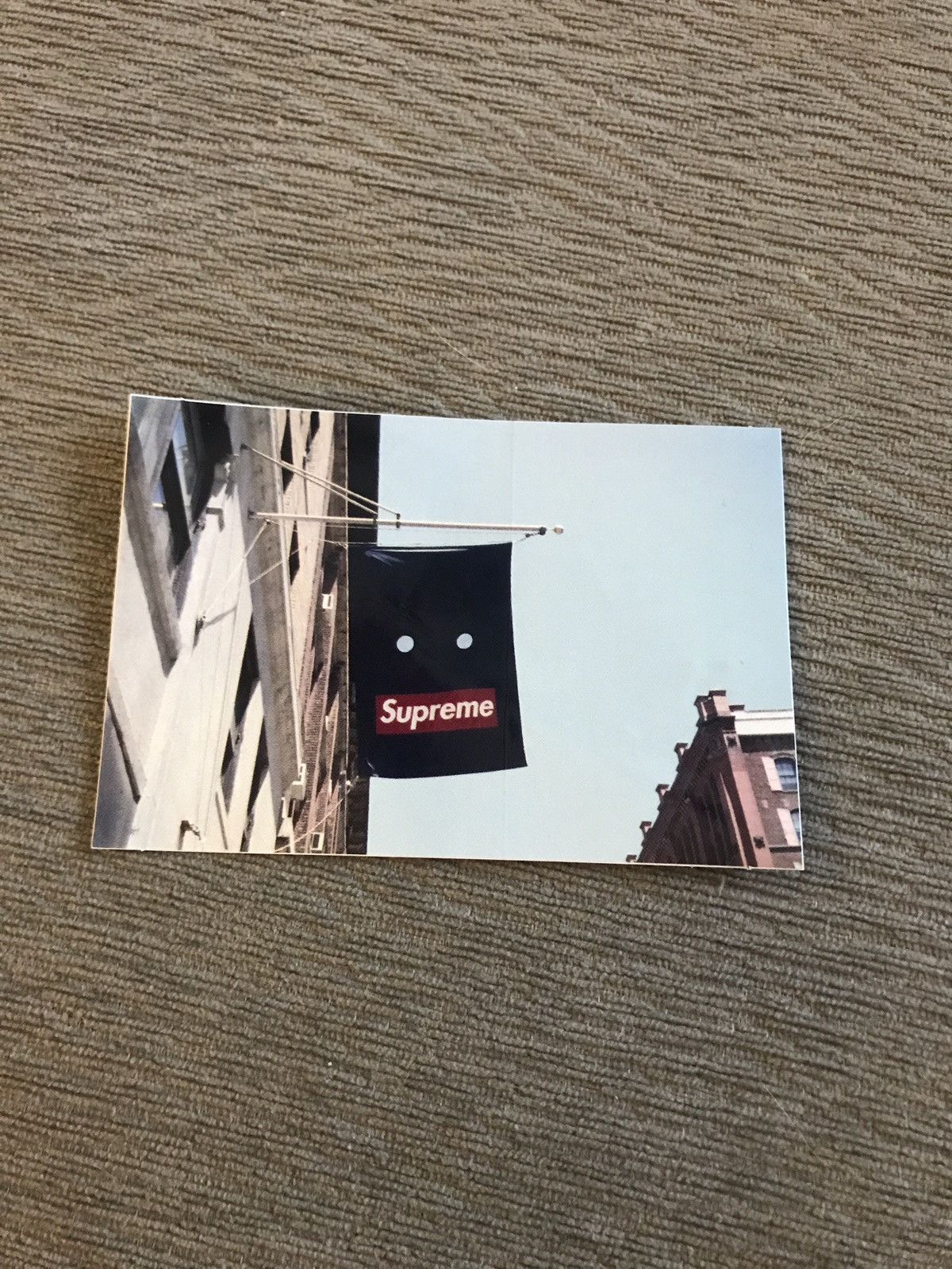 Supreme Supreme Banner Sticker | Grailed