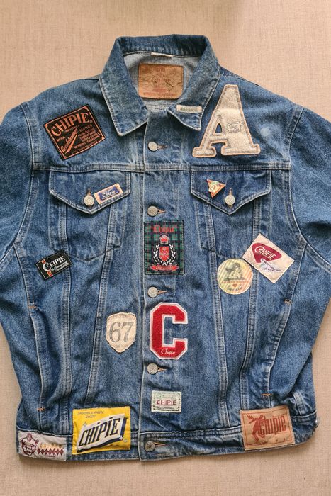 Vintage Chipie "Type A" Denim Jacket (1987) | Grailed