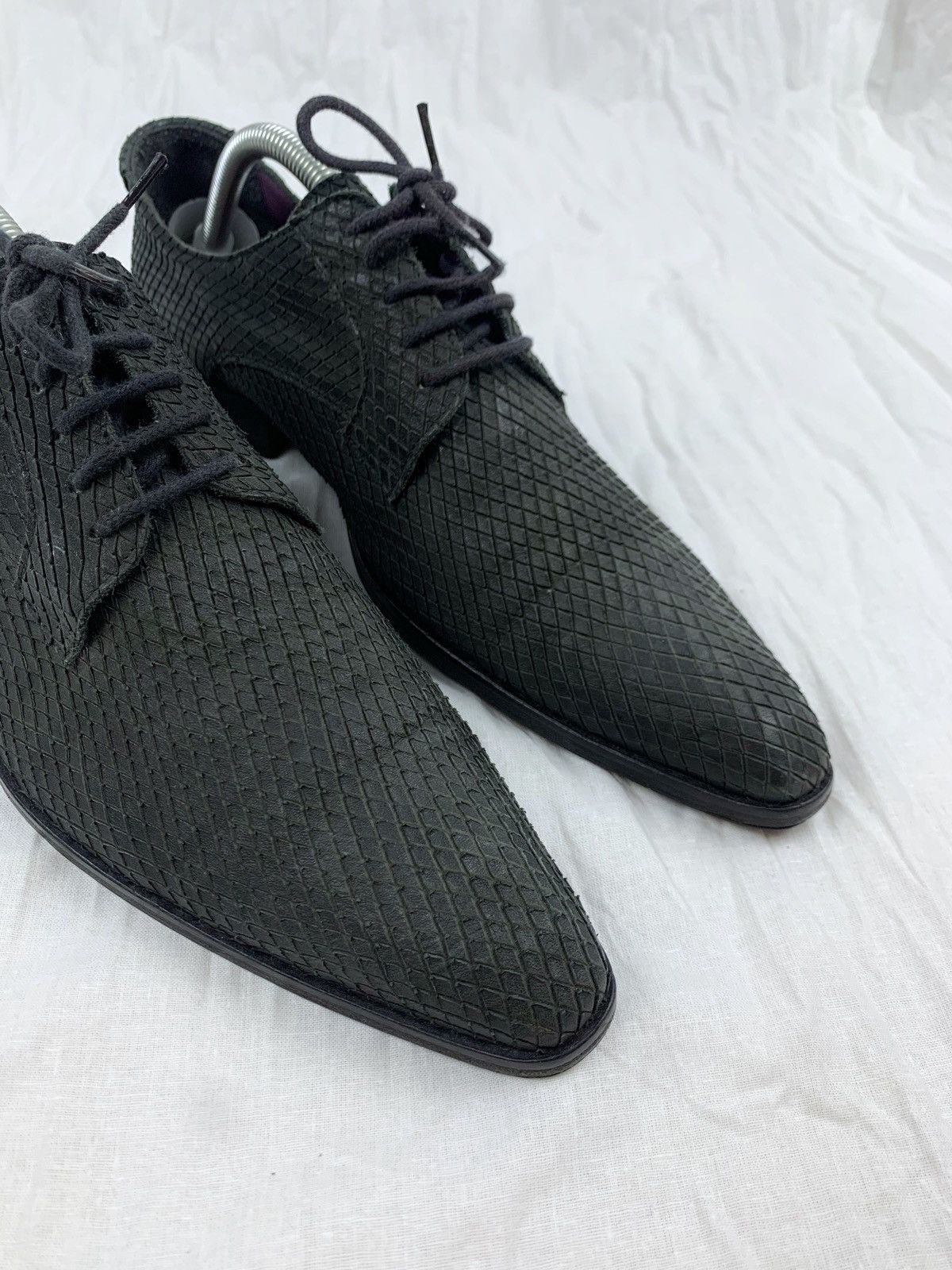 Versace Versace Snake Print Leather Shoes | Grailed