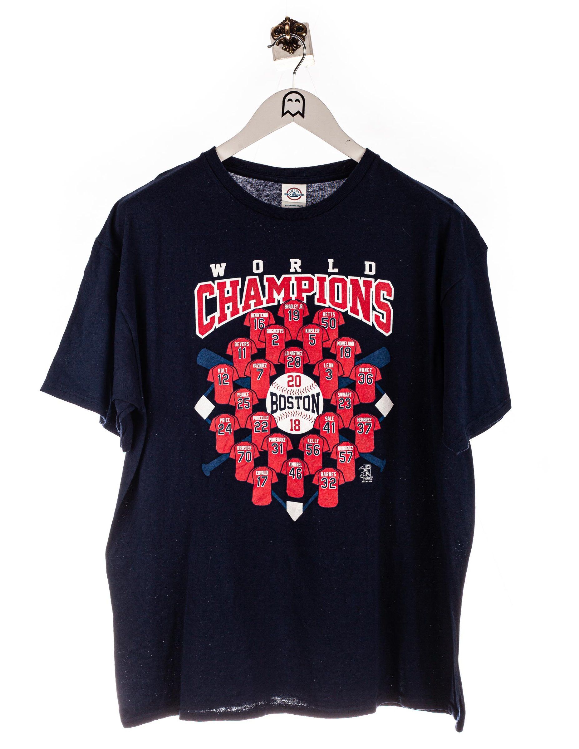 Rare Vintage Delta Pro Weight T-Shirt Champions Print Navy | Grailed