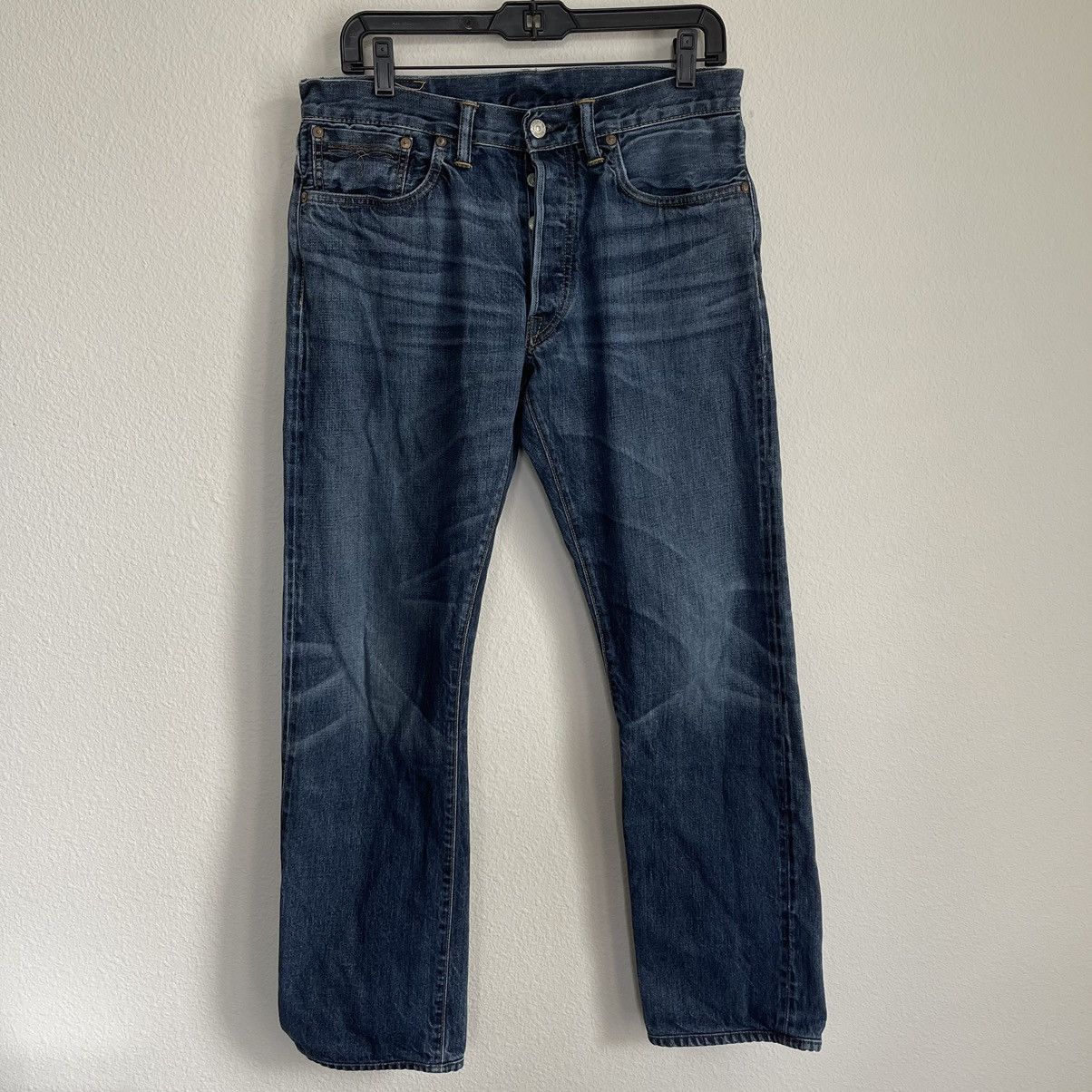 RRL Ralph Lauren RRL Double RL Japan Woven Selvedge Denim Jeans | Grailed
