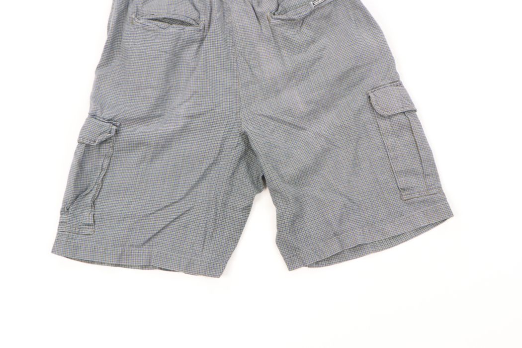Vintage Vintage 90s Ocean Pacific Faded Plaid Cotton Cargo Shorts | Grailed