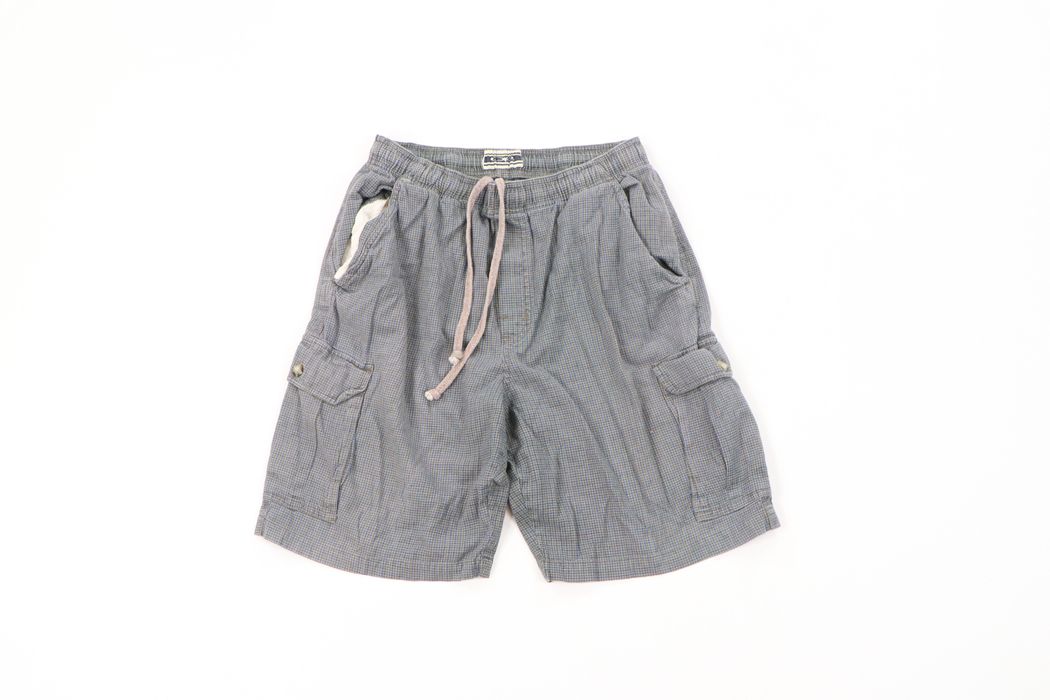 Vintage Vintage 90s Ocean Pacific Faded Plaid Cotton Cargo Shorts | Grailed