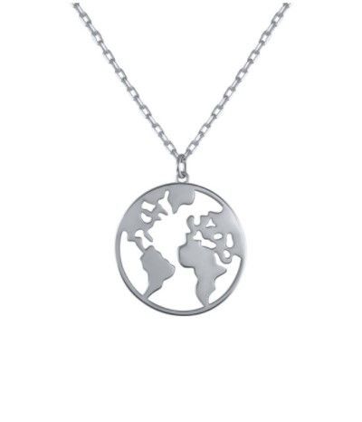 Custom × Jewelry × Streetwear World Map Pendants Necklaces | Grailed