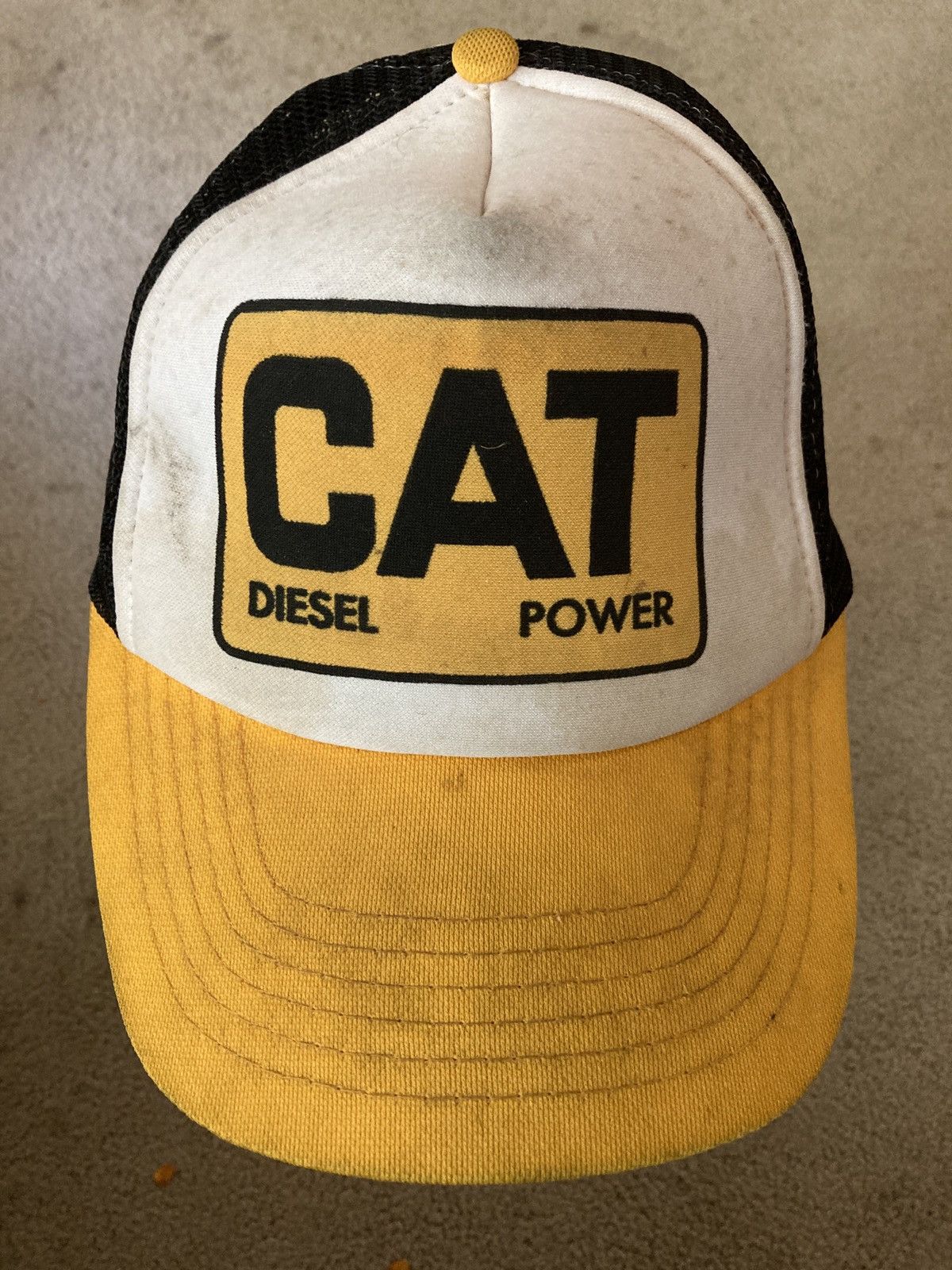 Caterpillar × Vintage Cat Diesel Power caterpillar trucker vintage hat ...