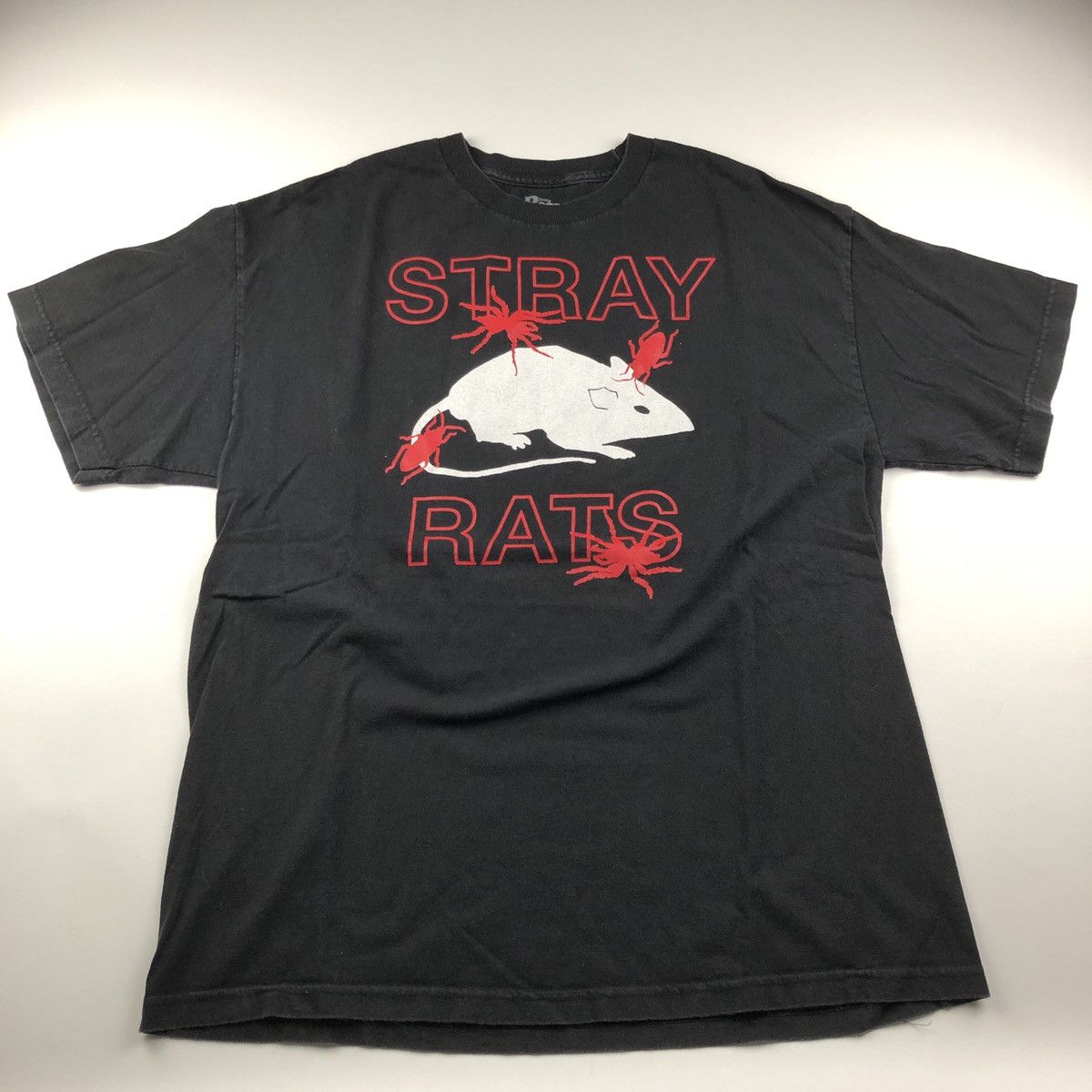 Stray Rats Stray Rats Spiders Rodentcide Big Print Logo T-Shirt | Grailed
