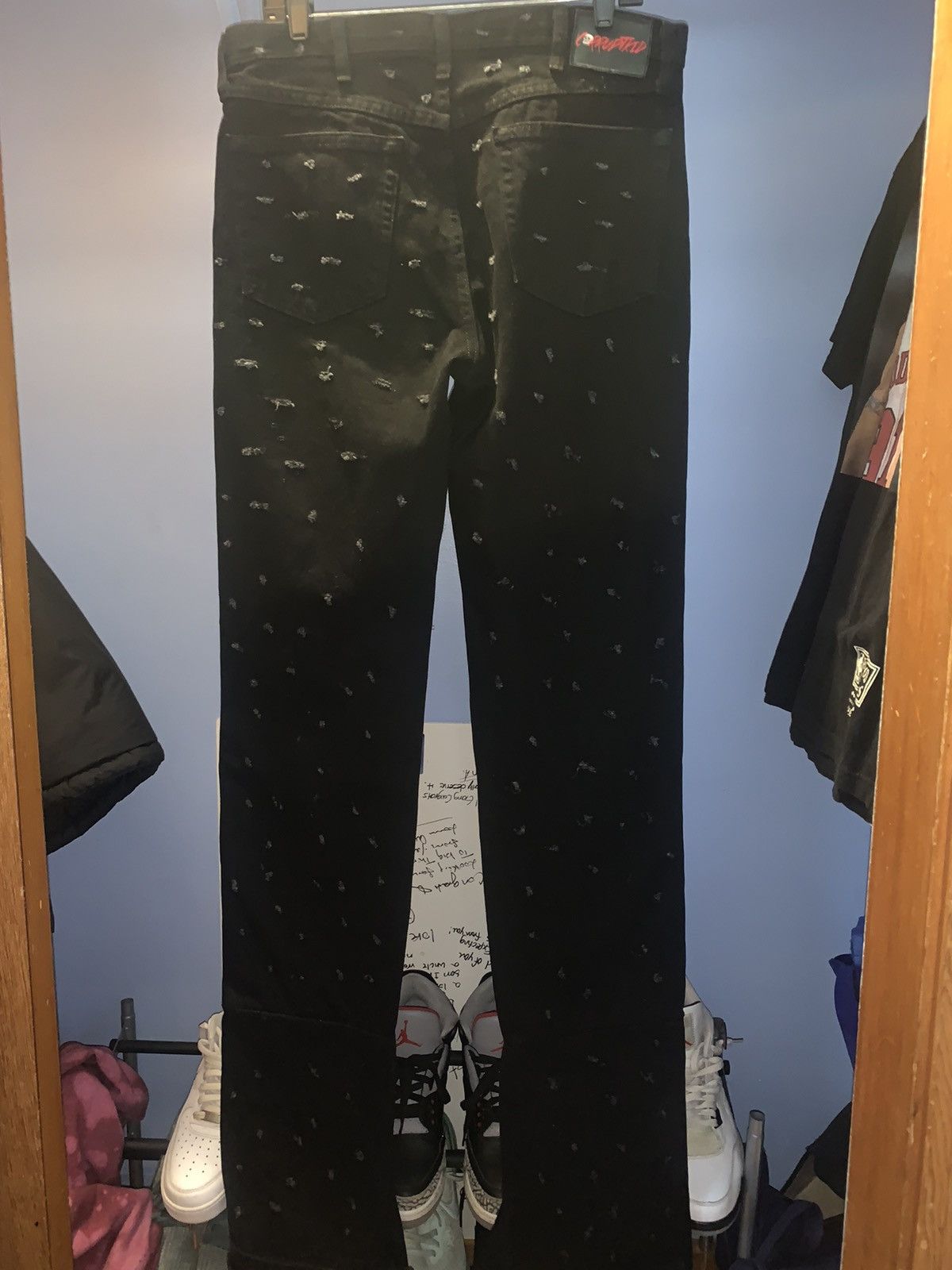 Japanese Brand × Made In Usa × Vintage Corruptkid Black Heart Jeans ...