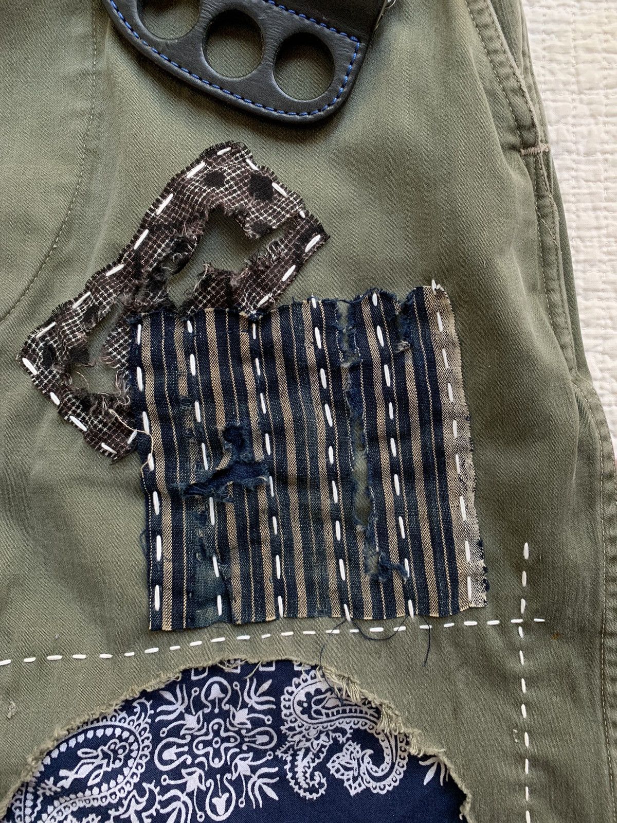 Vintage WWII Era Boro / Sashiko Mended Chino | Grailed