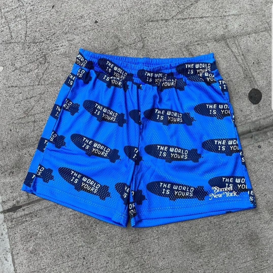 Designer × I Love Ny × Streetwear Shmeel Scarface shorts SZ M | Grailed