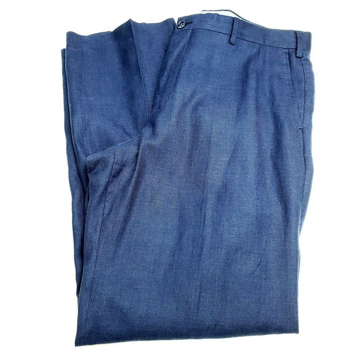 Hart Schaffner Marx Hart Schaffner Marx Linen Wool Silk Dress Pants 38/ ...