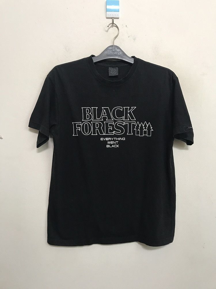 Pledge PLEDGE Japan "BLACK FOREST" Everything Went Black t shirt | Grailed