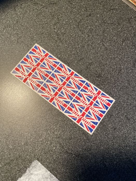 Supreme uk mini box logo sticker | Grailed