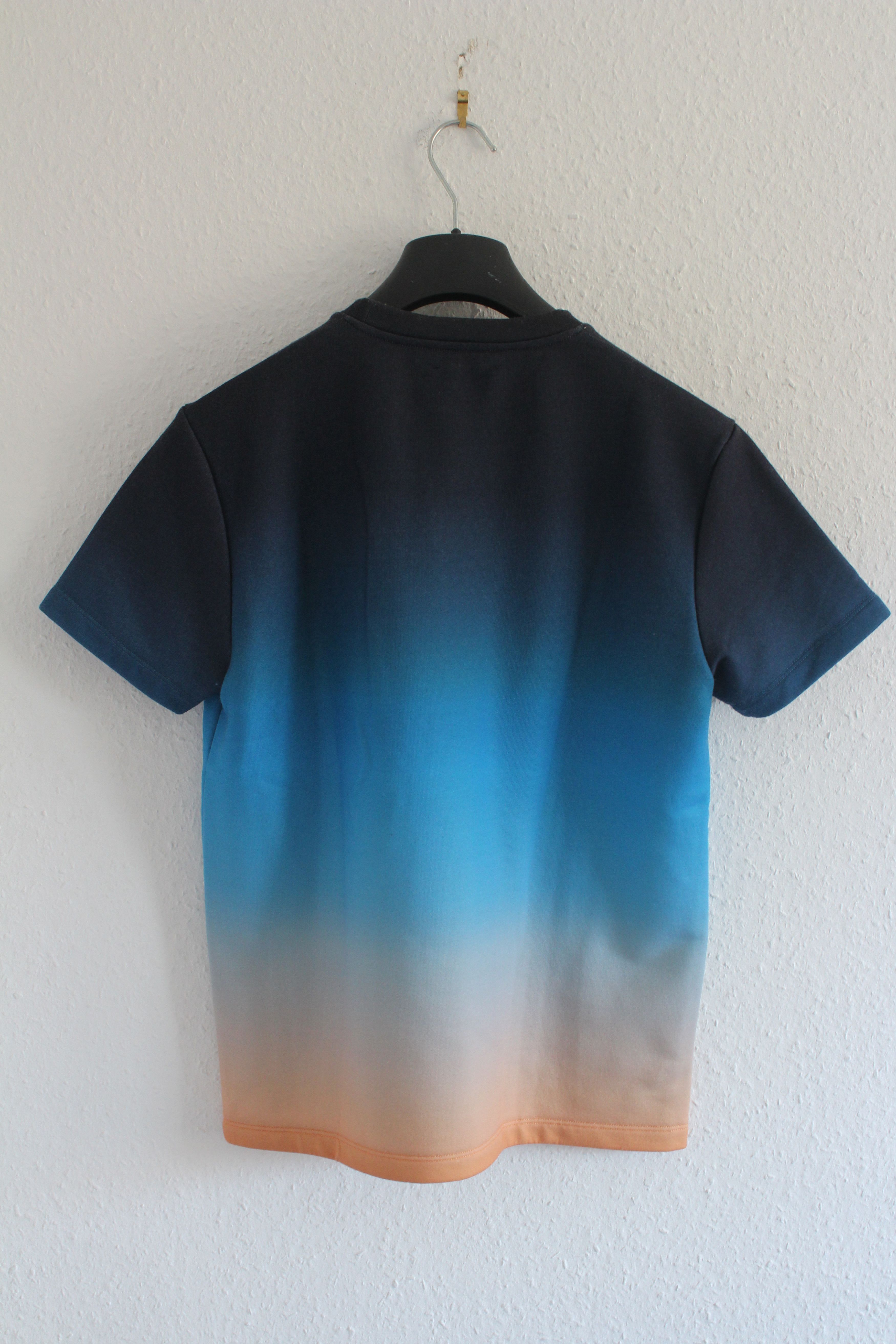 Raf Simons SS13 Brian Calvin Sunset Dip Dye Ombré Gradient Short Sleeve ...