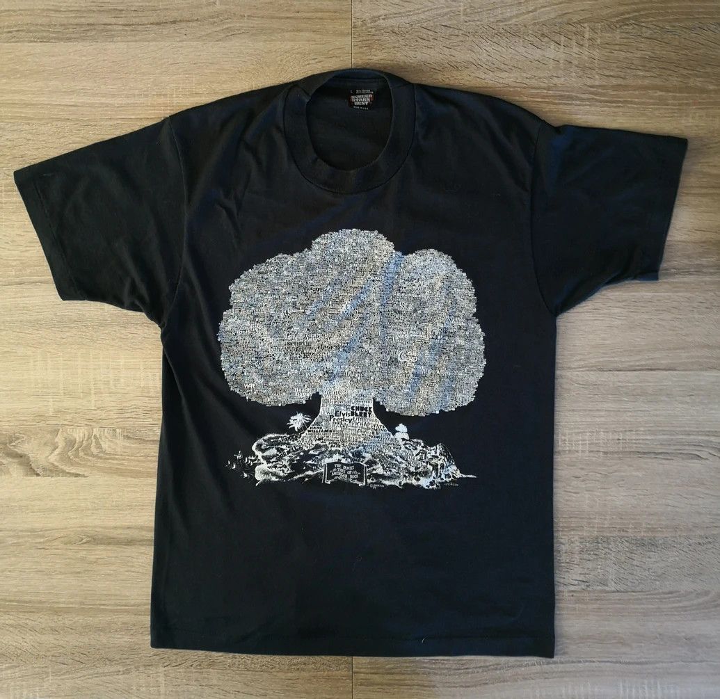 Made In Usa × Screen Stars × Vintage Black Bruce Burton The Family Tree ...