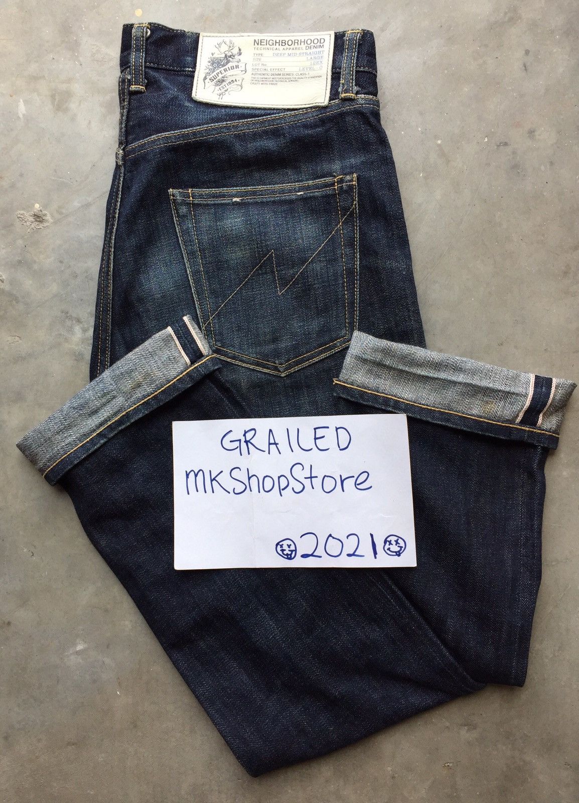 Japanese Brand × Neighborhood Japanese Selvedge Neighborhood Denim Type ...