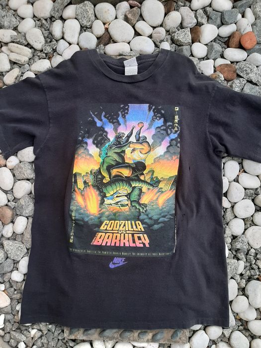 Nike VINTAGE NIKE GODZILLA VS CHARLES BARKLEY | Grailed