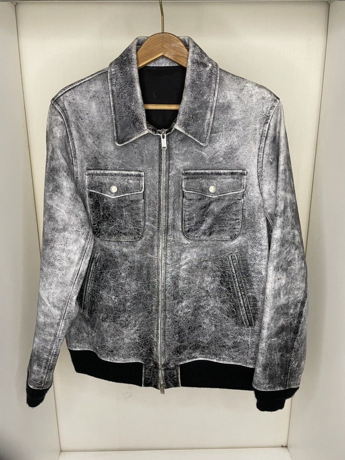 Undercover Leather Jacket "Brainwashed Generation" | Grailed