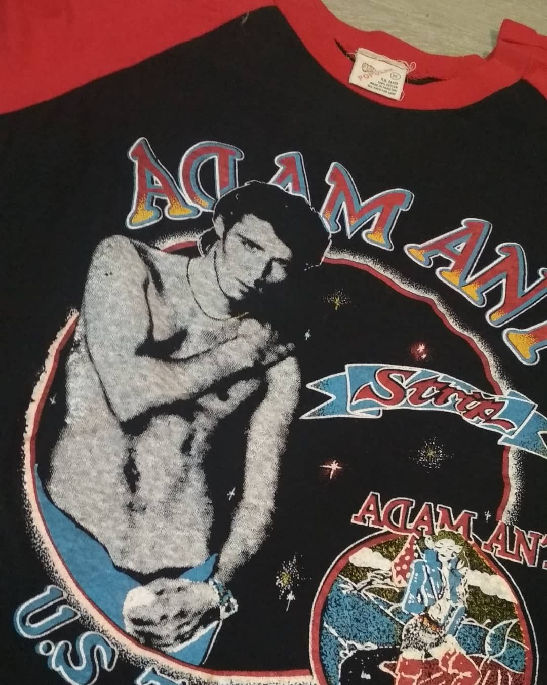 Vintage Rare vintage Adam Ant 80's Strip Tour T-shirt | Grailed