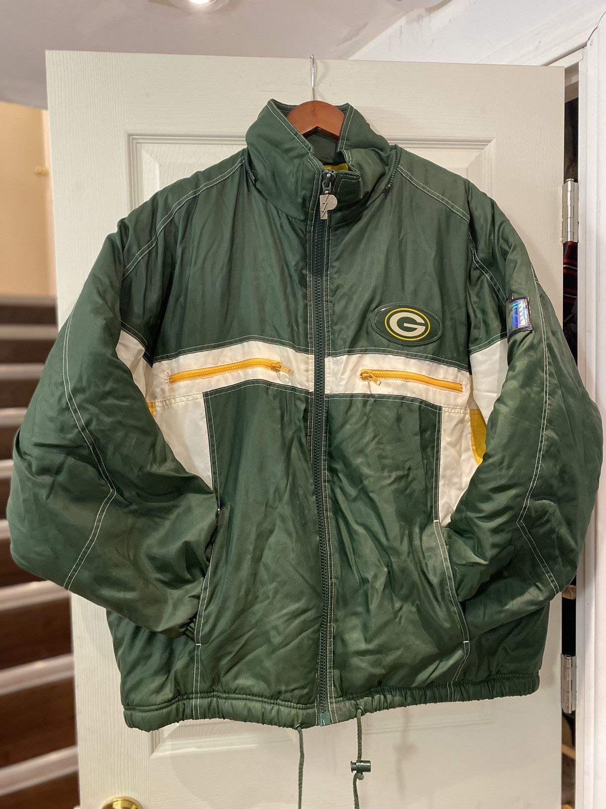 Pro Player RARE GREEN BAY PACKER PRO PLAYER JACKET | Grailed