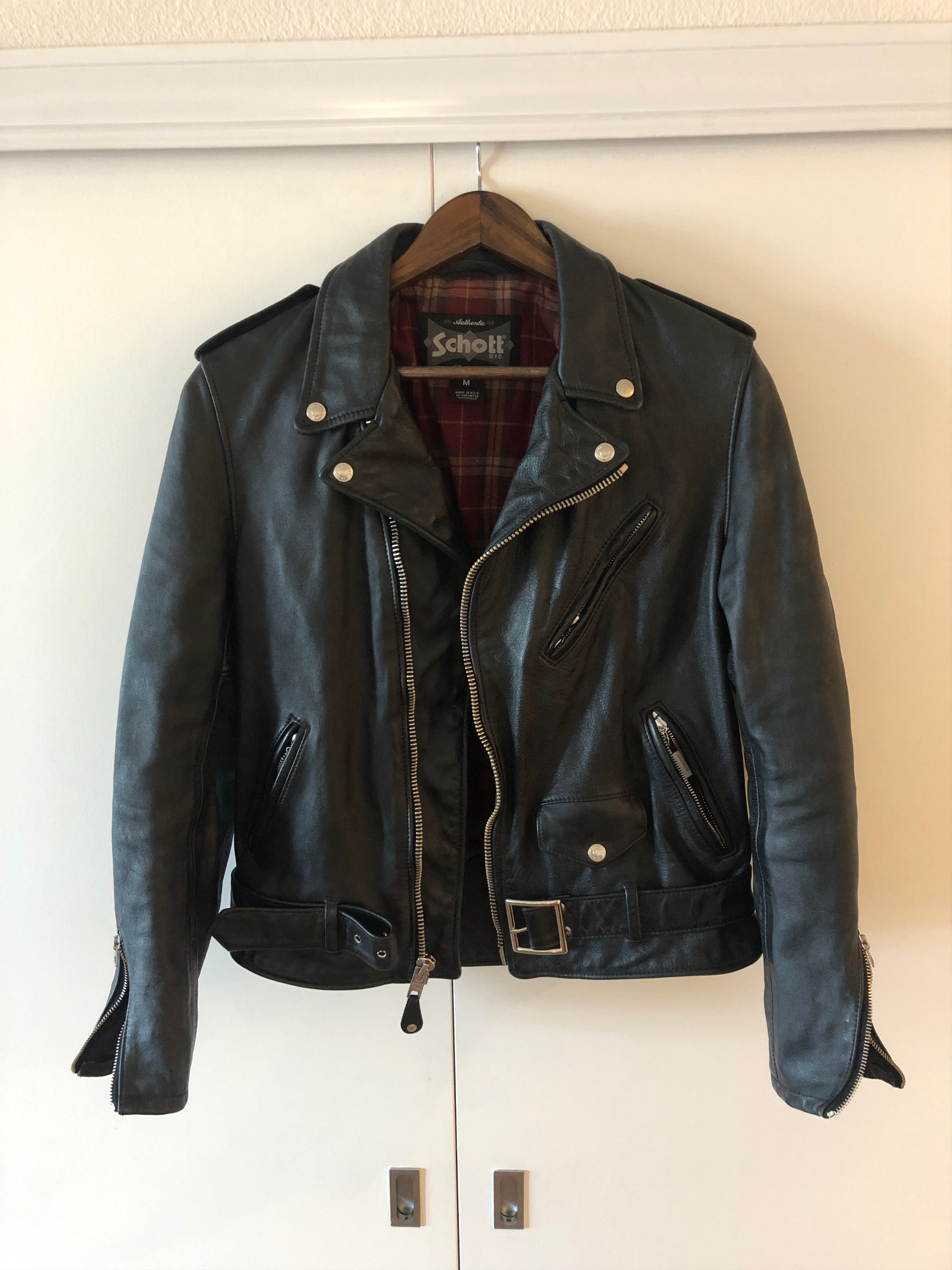 Schott Schott 626VN Leather Motorcycle Jacket Size M | Grailed