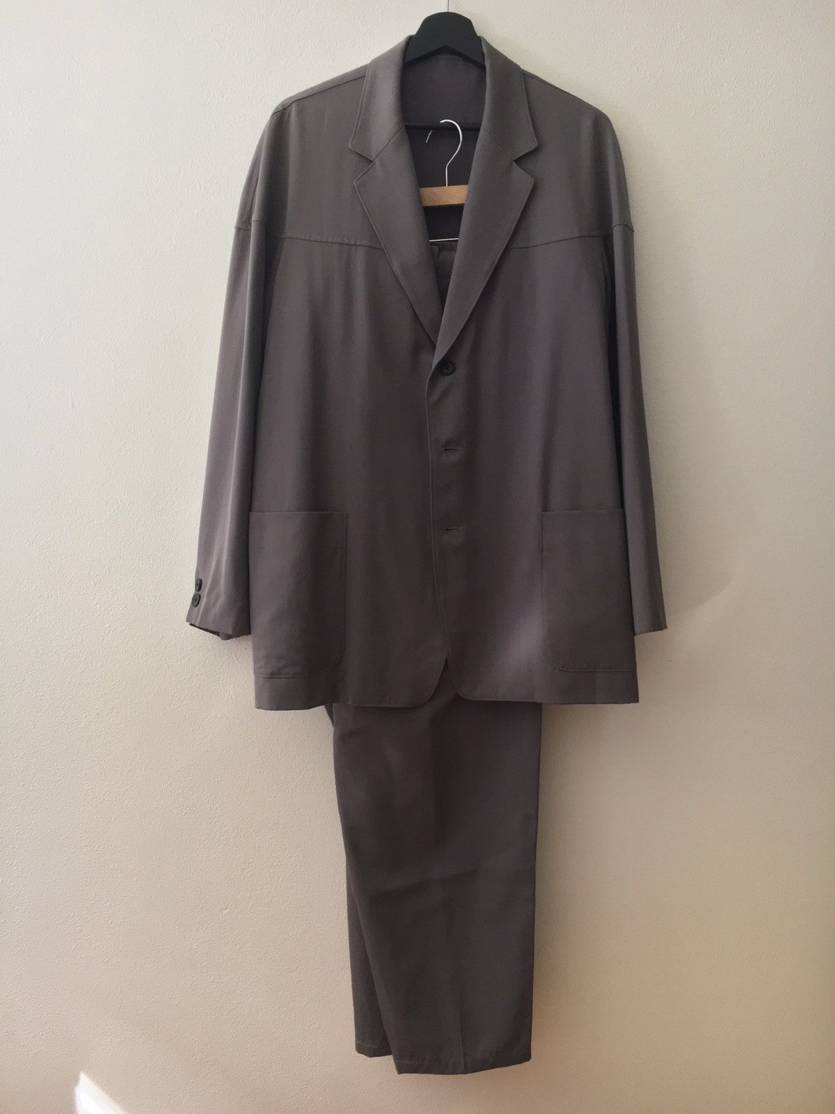 Yohji Yamamoto Y's for men wool gaba oversize suit | Grailed