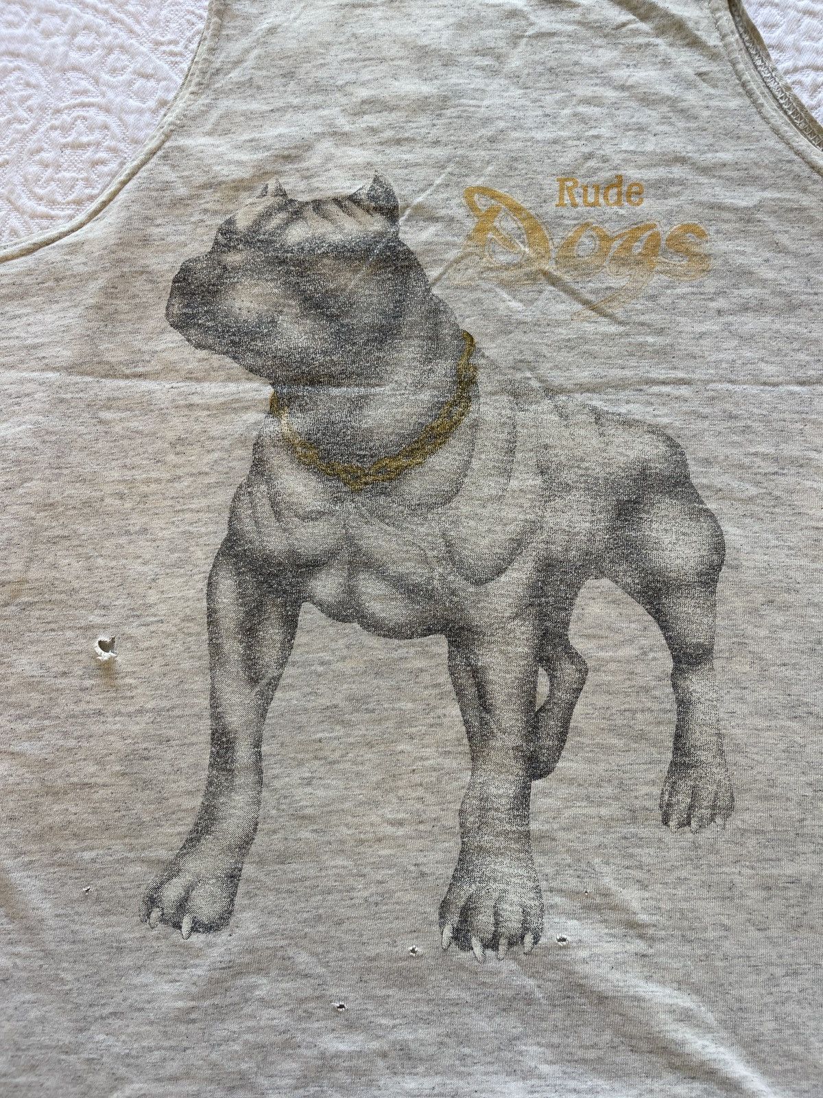 Made In Usa × Streetwear × Vintage Vintage Rude Dogs tank top 🐶 | Grailed