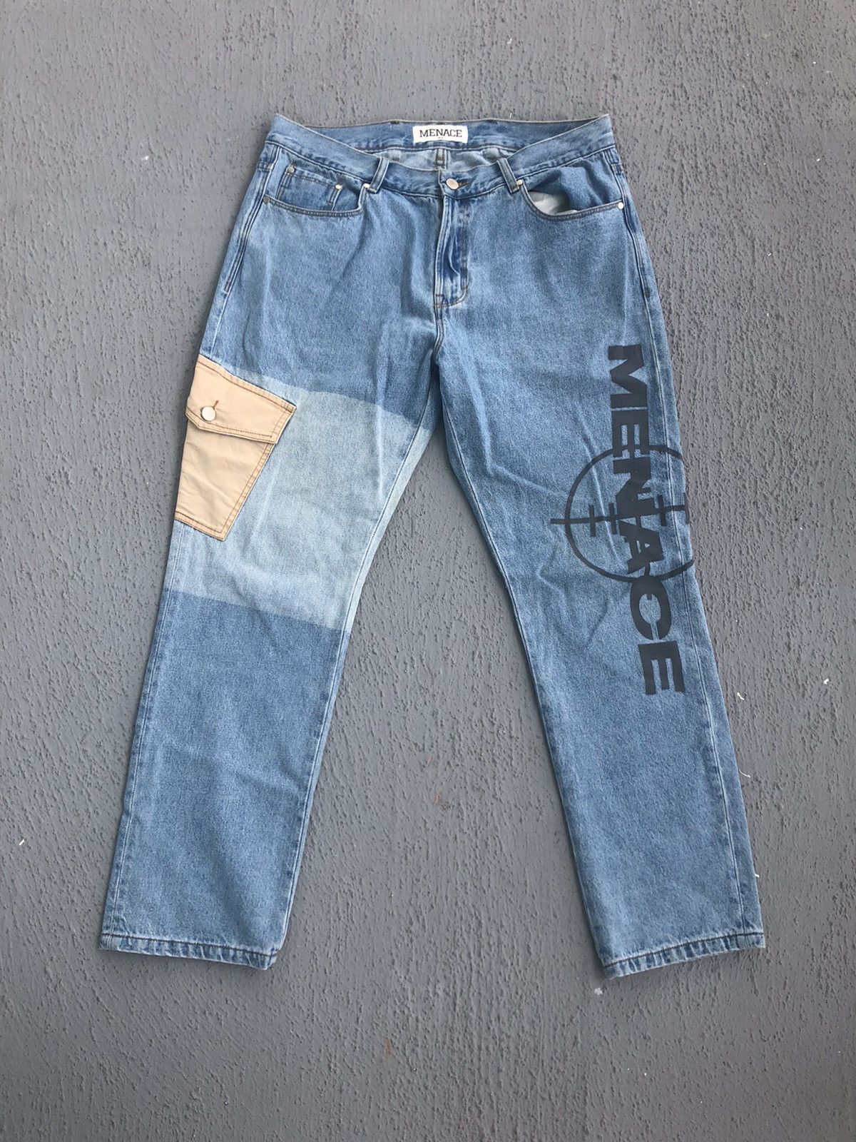 Menace × Streetwear Menace Los Angeles Cargo Jeans | Grailed