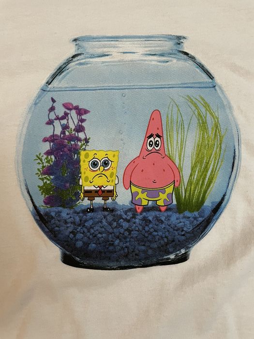 Nickelodeon Spongebob Squarepants Patrick Fish Bowl T-Shirt | Grailed