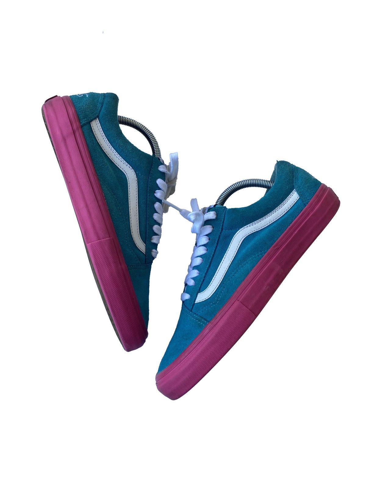 Vintage OG Golf Wang syndicate Wolf Vans old skool pro Blue/Pink | Grailed