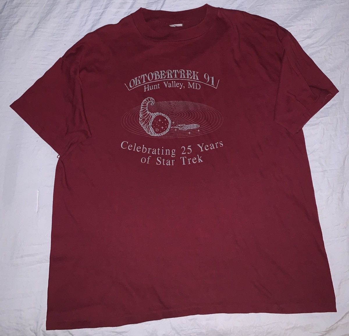 Streetwear × Vintage Vintage 1991 Star Trek Anniversary T-shirt | Grailed