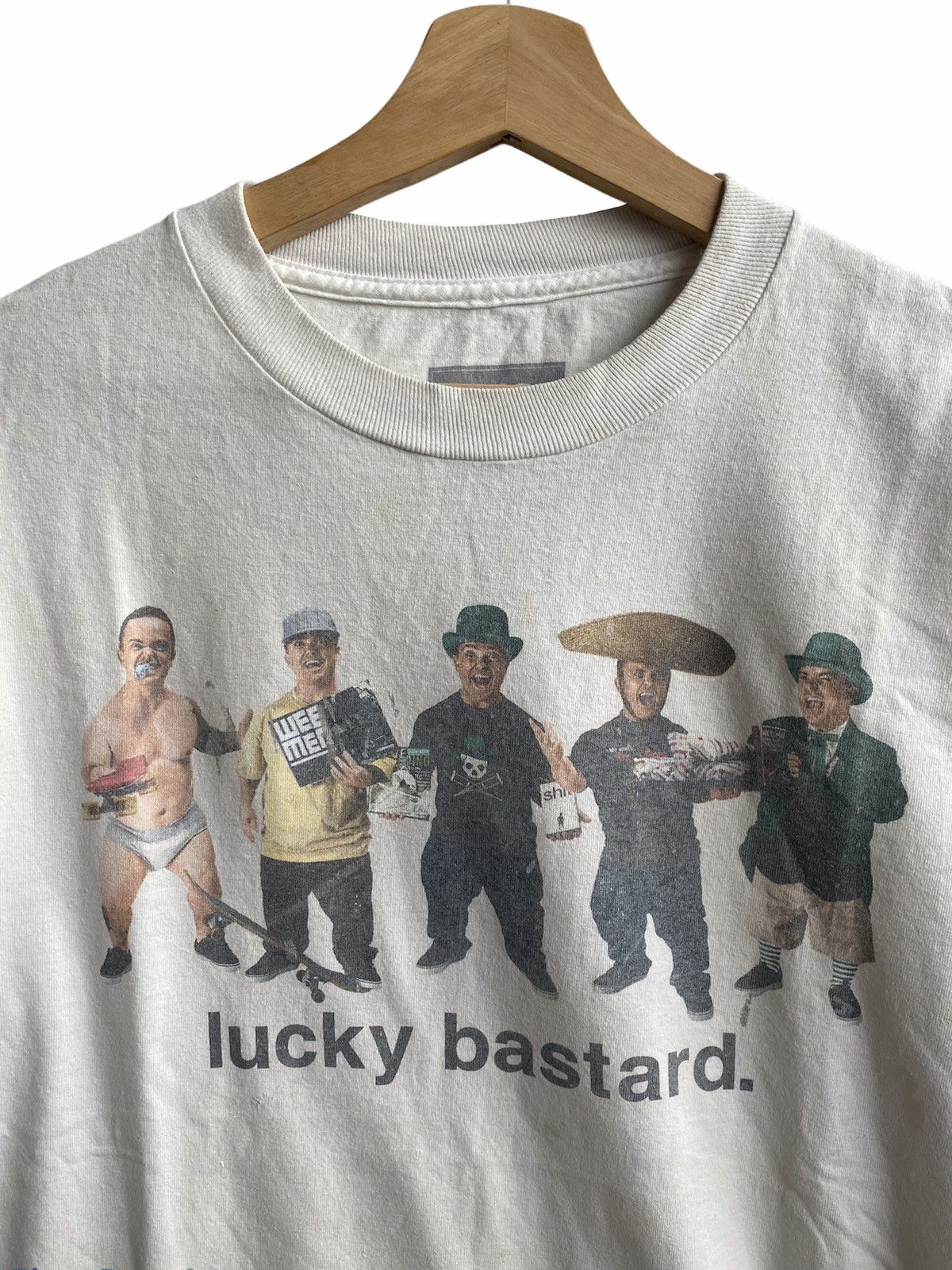 DVS × Mtv Rare DVS x Jackass Wee Man "lucky bustard." Distressed tee ...
