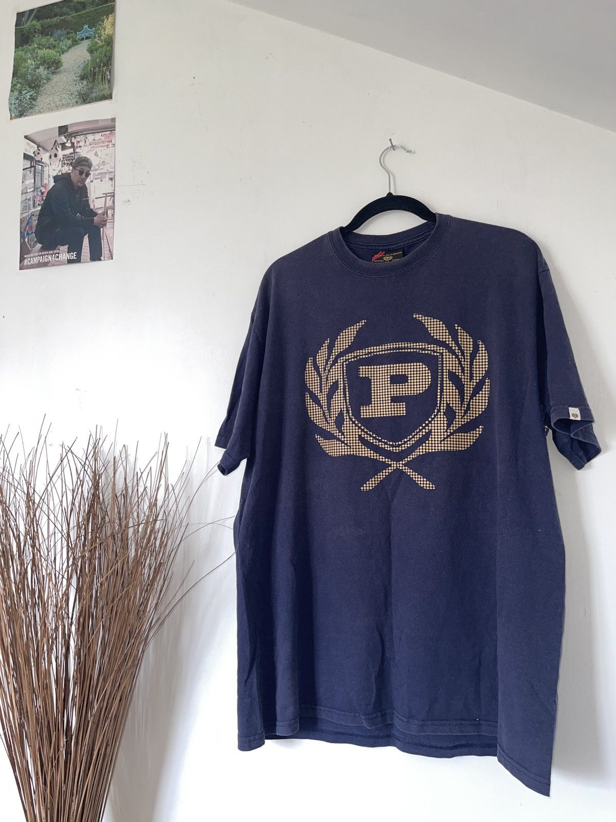 Phat Farm Phat Farm Classics Vintage Y2K Navy Blue Graphic T shirt ...