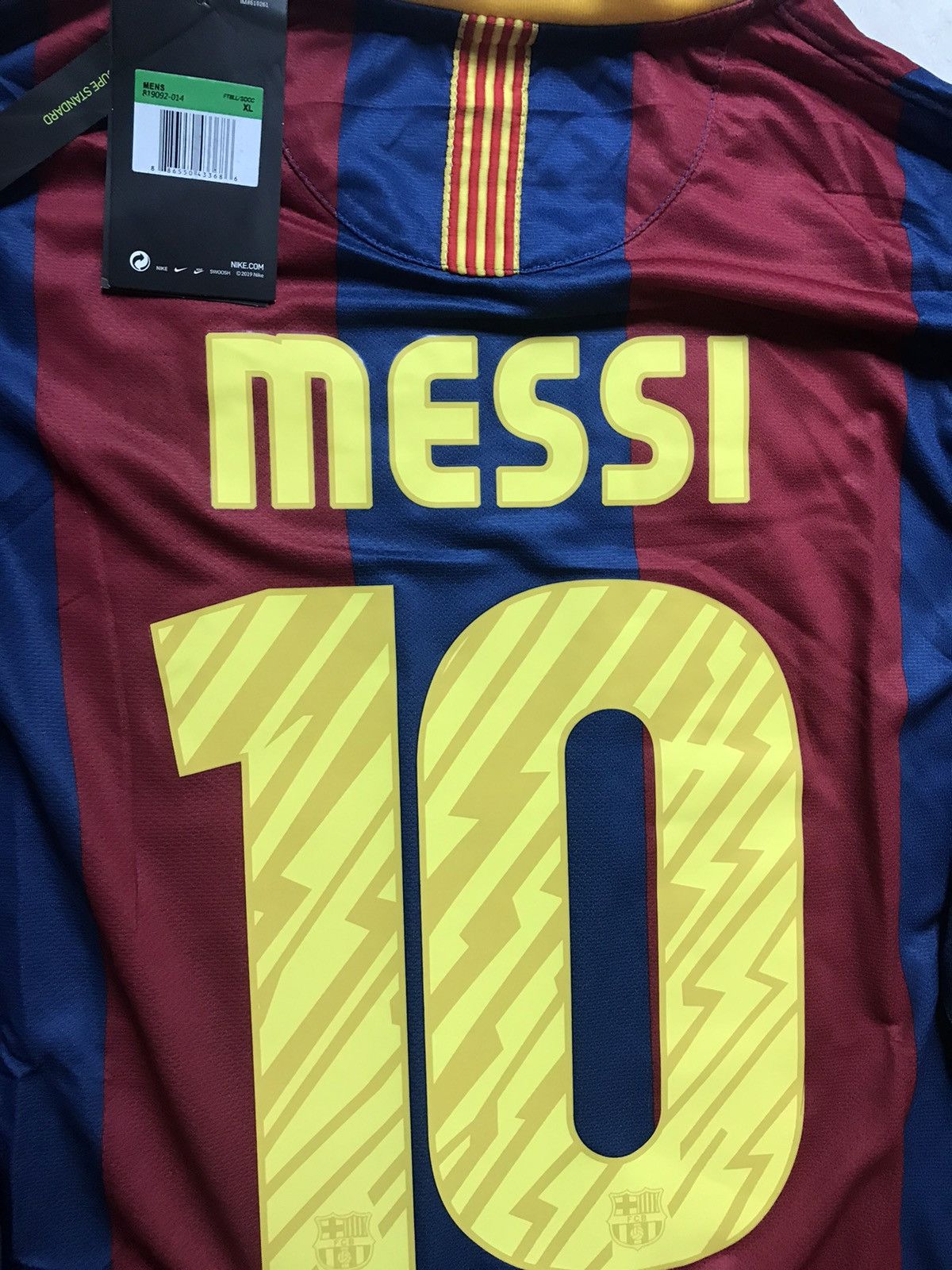 Vintage Lionel messi 20011 champions league final barcelona jersey ...
