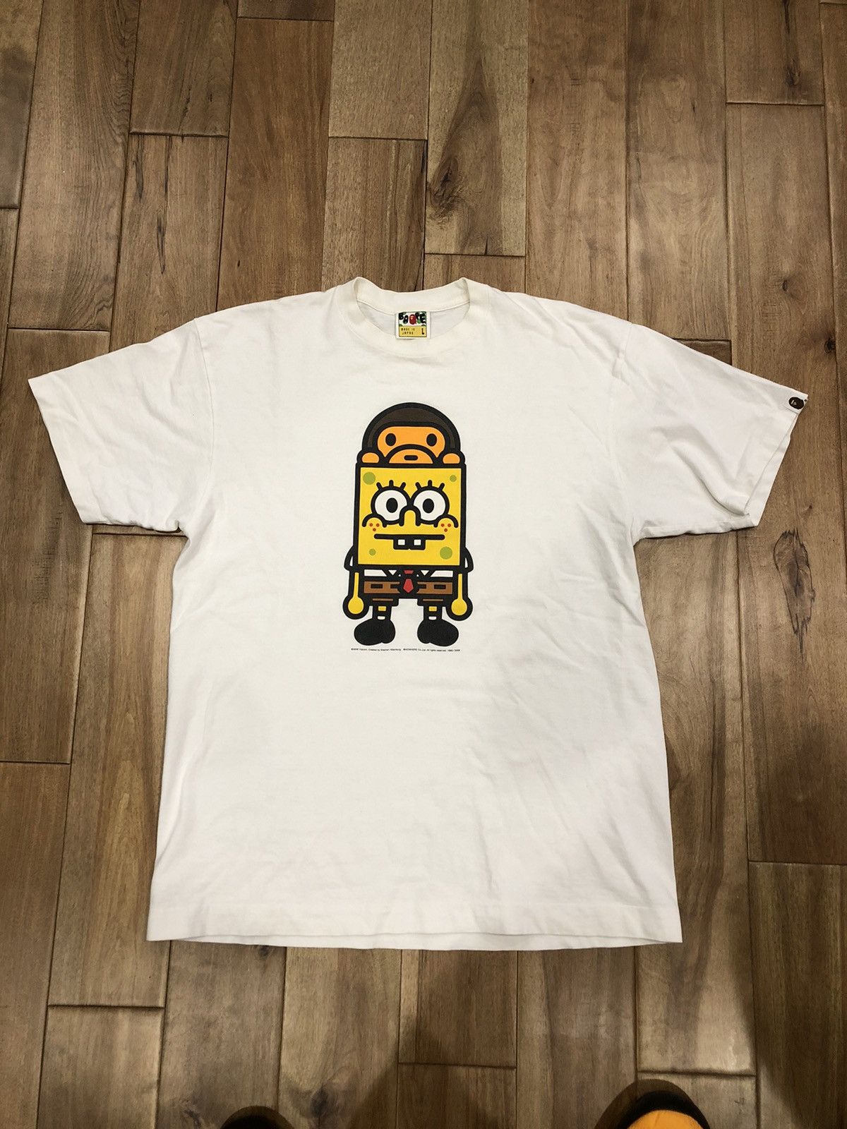 Bape Spongebob Tee | Grailed